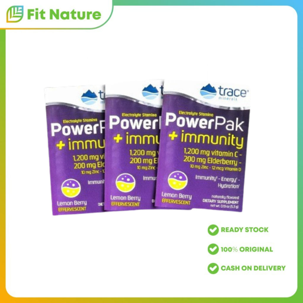 Jual Trace Mineral Electrolyte Stamina PowerPak Immunity Lemon Berry ...