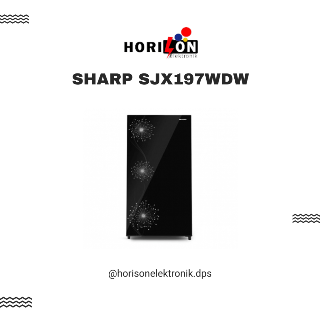 Jual KULKAS 1 PINTU SHARP SJX197WDW (DOUBLE FREEZER) | Shopee Indonesia