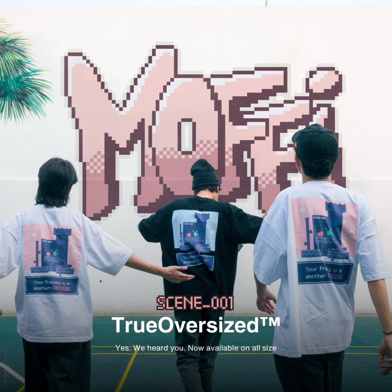 Jual Moffi Oversize T shirt Scene-001 | Shopee Indonesia