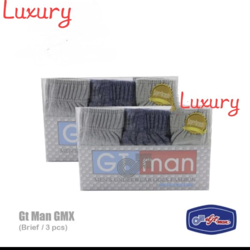 Jual Gtman Celana dalam Pria Gtman GMX - isi 3pcs Original | Shopee ...