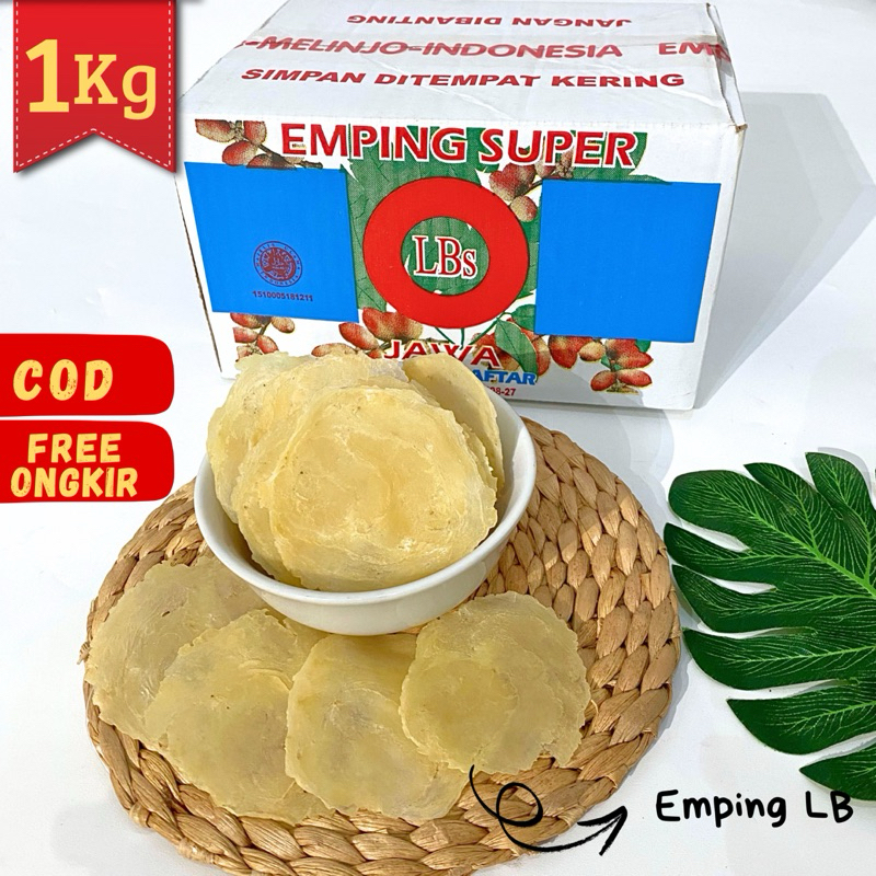 Jual Emping Melinjo kering Mentah LBs /Emping Super Tipis /High Quality/Kemasan 1 KG/Asli ...