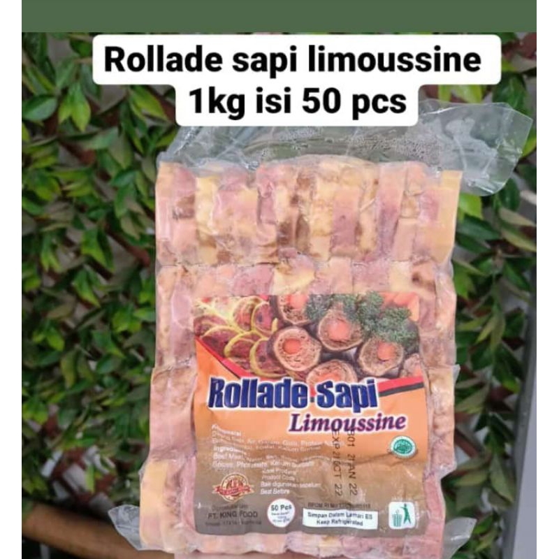 Jual Rolade sapi Limousine 1 kg isi 50 pcs | Shopee Indonesia