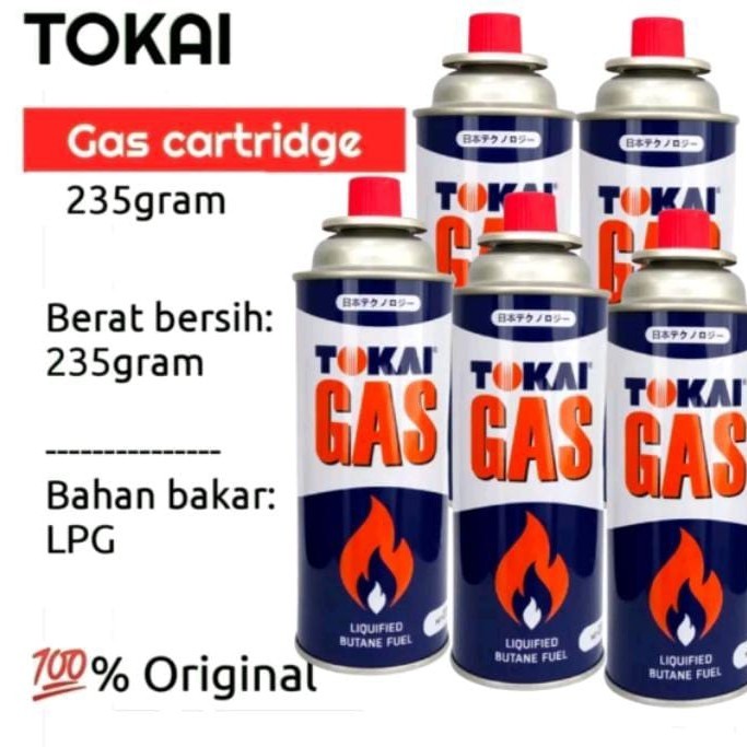 Jual Gas Portable / Gas Kaleng Portable tokai original segel pabrik ...