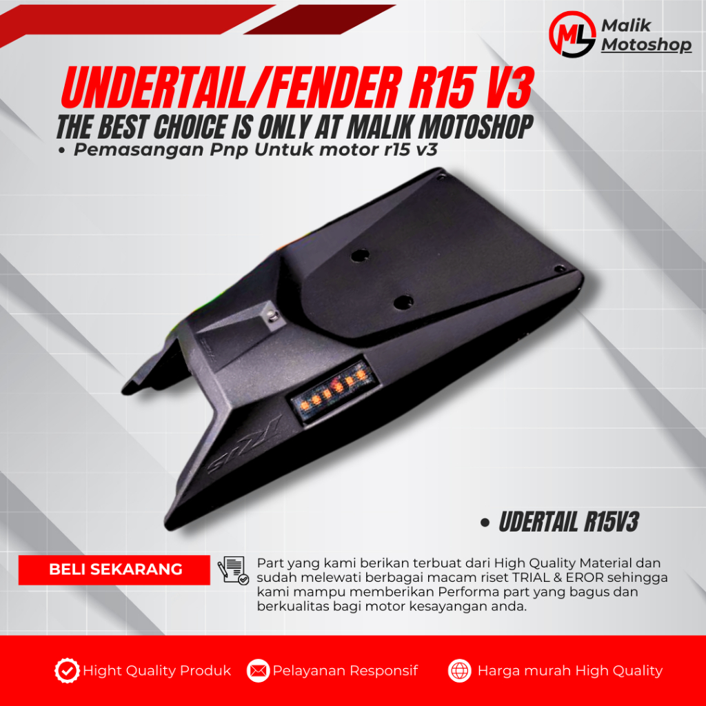 Jual FENDER R15 V3 UNDERTAIL R15 TAIL TIDY R15 UNDERTY R15VVA FENDER ...