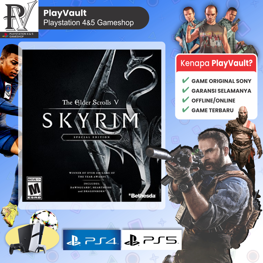 Jual The Elder Scrolls V Skyrim Special Edition PS4 PS5 | Shopee Indonesia