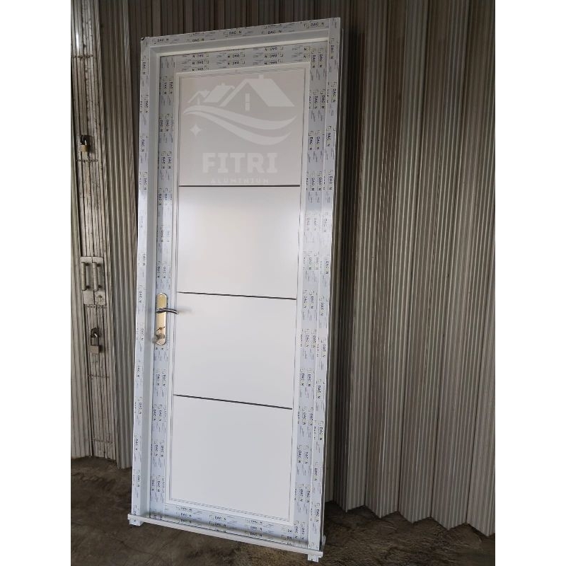 Jual Pintu Aluminium ACP Sudah 1 Set Komplit Bisa Custom Model Dan ...