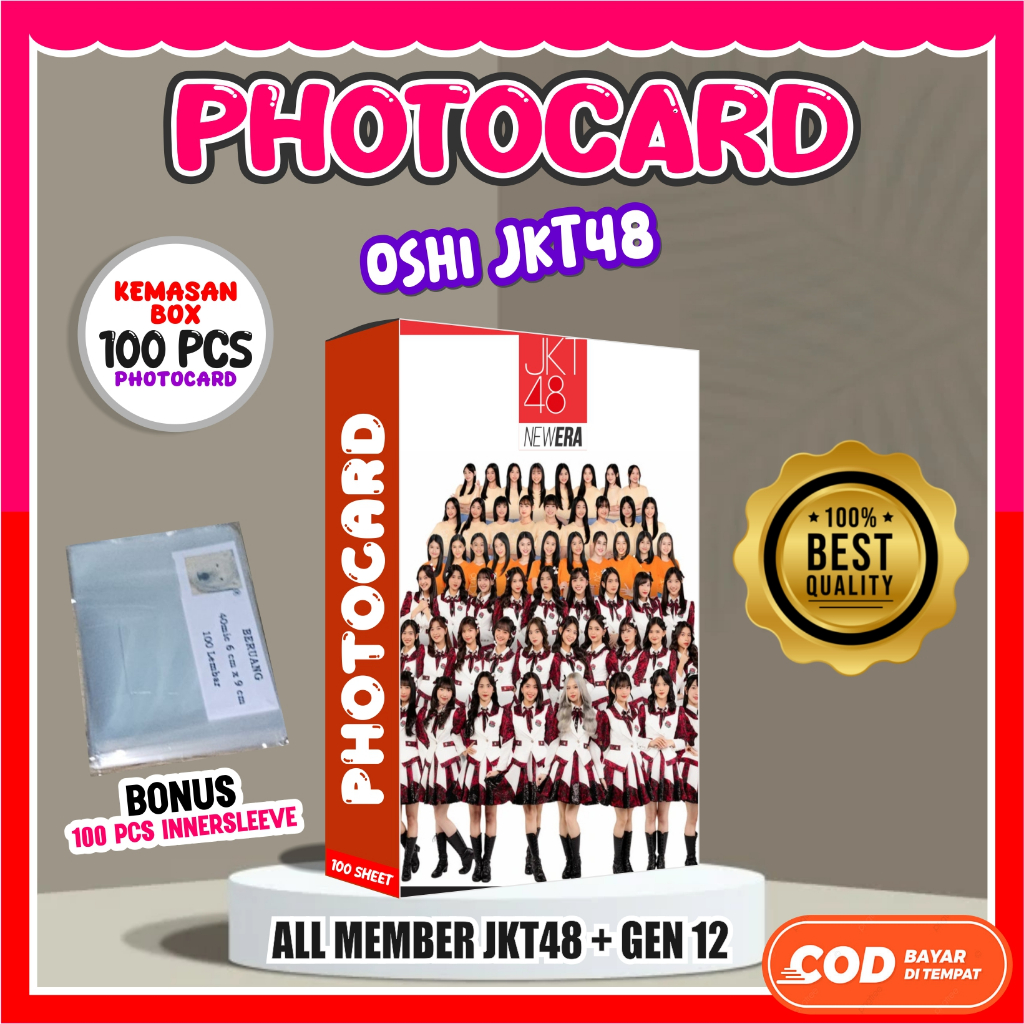 Jual 100 Photocard JKT48 All Member + GEN 13 Bonus Innerslave + Sticker bisa COD - Galeri ...