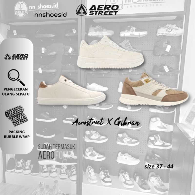 Jual Aerostreet X GIBRAN Season 1,2 & 3 / 36 - 46 Sepatu Sneaker Pria ...