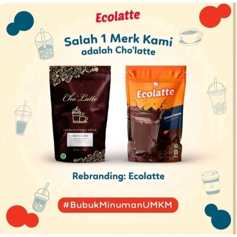 Jual BUBUK MINUMAN ANEKA RASA ECOLATTE RASA MANGO TEA (EX CHO' LATTE ...