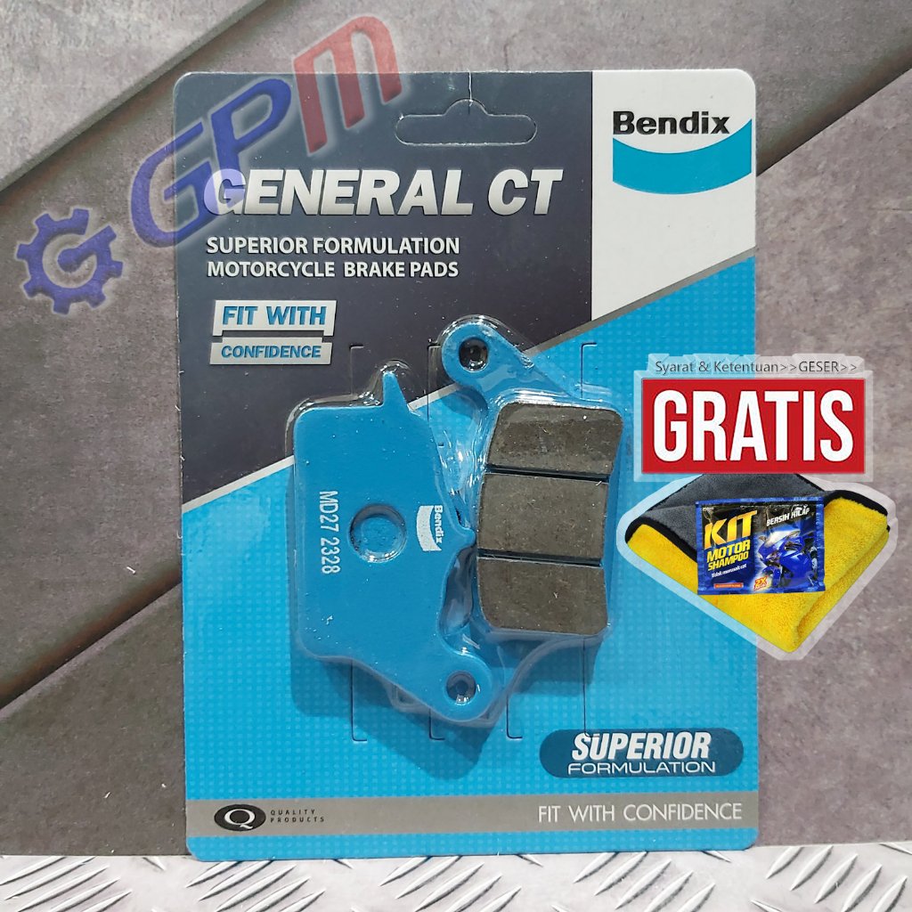 Jual Kampas Rem Bendix MD27 Vario 110/125/150, Beat Series, Scoopy, Spacy Depan | Shopee Indonesia