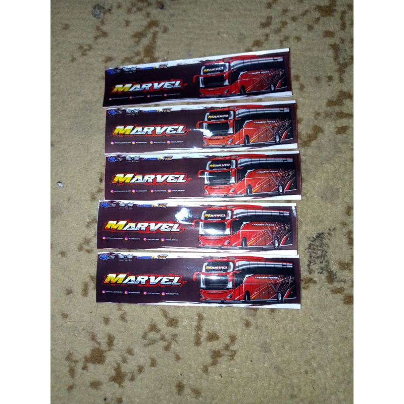 Jual stiker terbaru bus marvel sanjaya trans | Shopee Indonesia