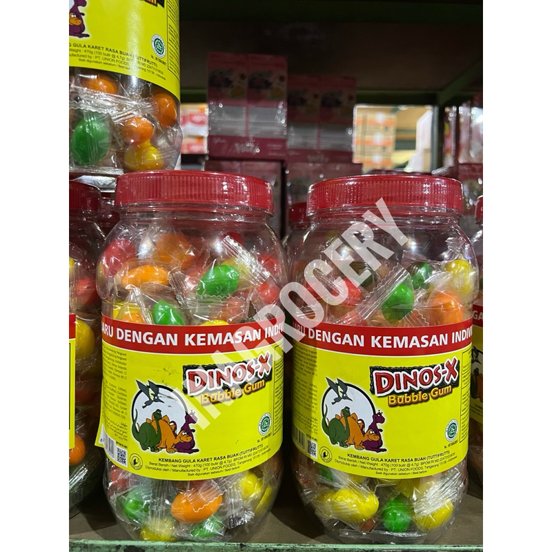 Jual UNION DINOS - X BUBBLE GUM TOPLES BESAR | Shopee Indonesia