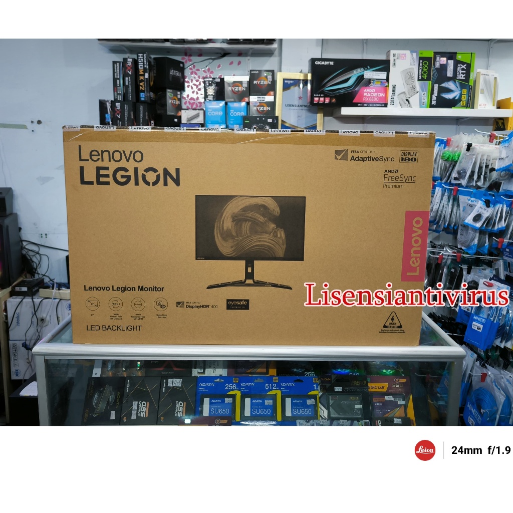 Jual Monitor Gaming Lenovo Legion R27i-30 IPS 180Hz OC 0.5MS 99%sRGB ...