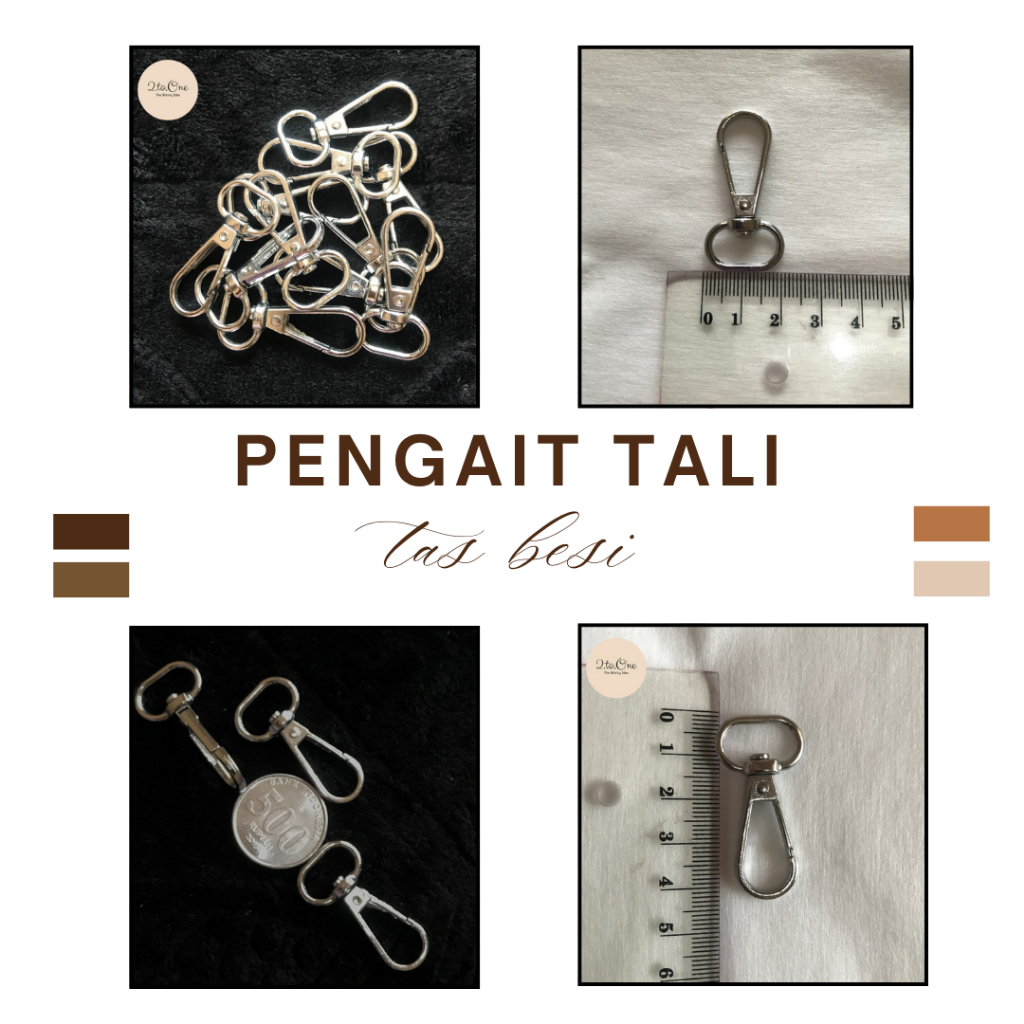 Jual Pengait Tali Tas Besi Cantolan Sabuk & Dompet Serbaguna Tahan ...