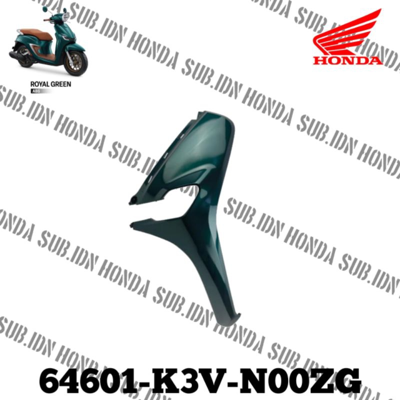 Jual Cover SAYAP Kiri Depan Hijau Metalic Honda Stylo 160 ORI AHM ...