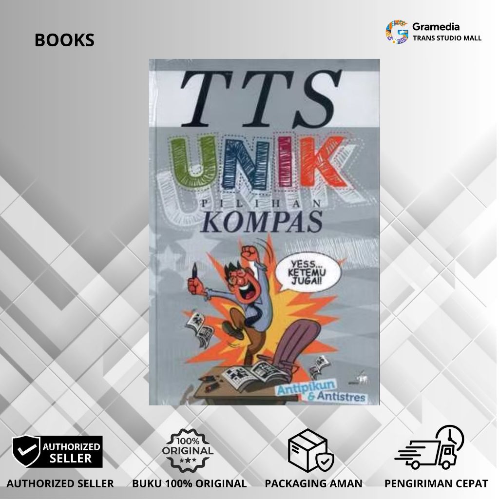 Jual Gramedia Bandung TSM - Buku Best Seller BB20 - Tts Unik Kompas ...