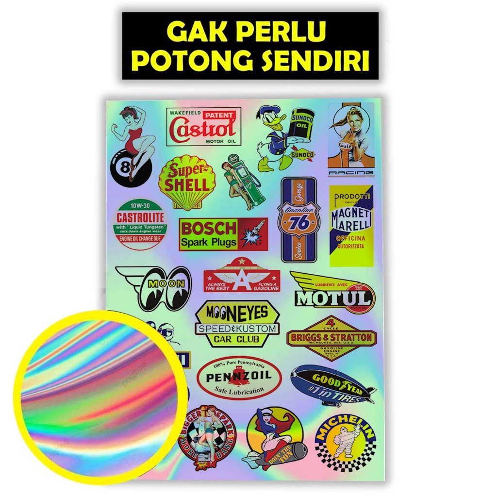 Jual Sticker Hologram Motor Klasik, Sticker Hologram Klasik, Sticker ...