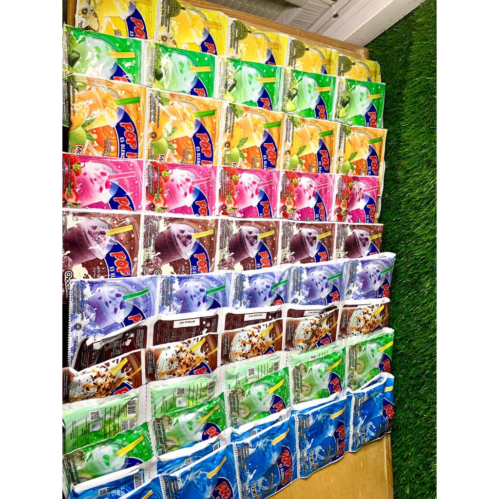 Jual Pop Ice Renceng Isi 10 Rasa Strawberry/Choco Cheese/Chocolate ...