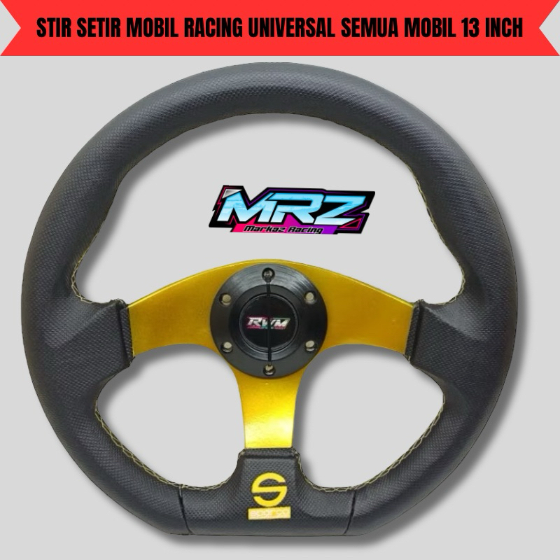 Jual Stir Setir Mobil Racing Universal Semua Mobil 13 Inch stir mobil ...