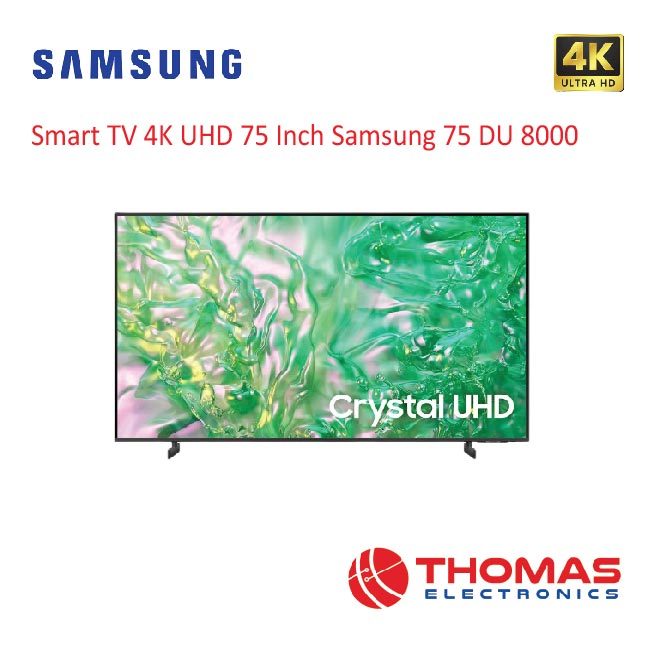 Jual Smart Led TV Crystal 4K UHD 75 Inch Samsung UA75DU8000KXXD 75DU8000 75 DU 8000 Garansi ...