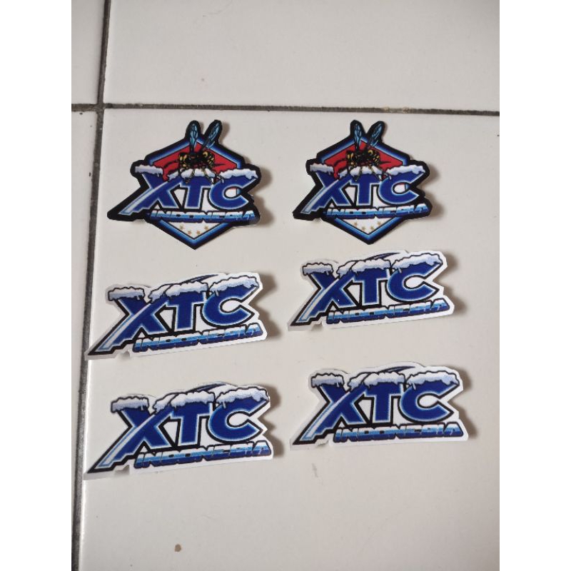 Jual Stiker xtc 6pcs logo original | Shopee Indonesia