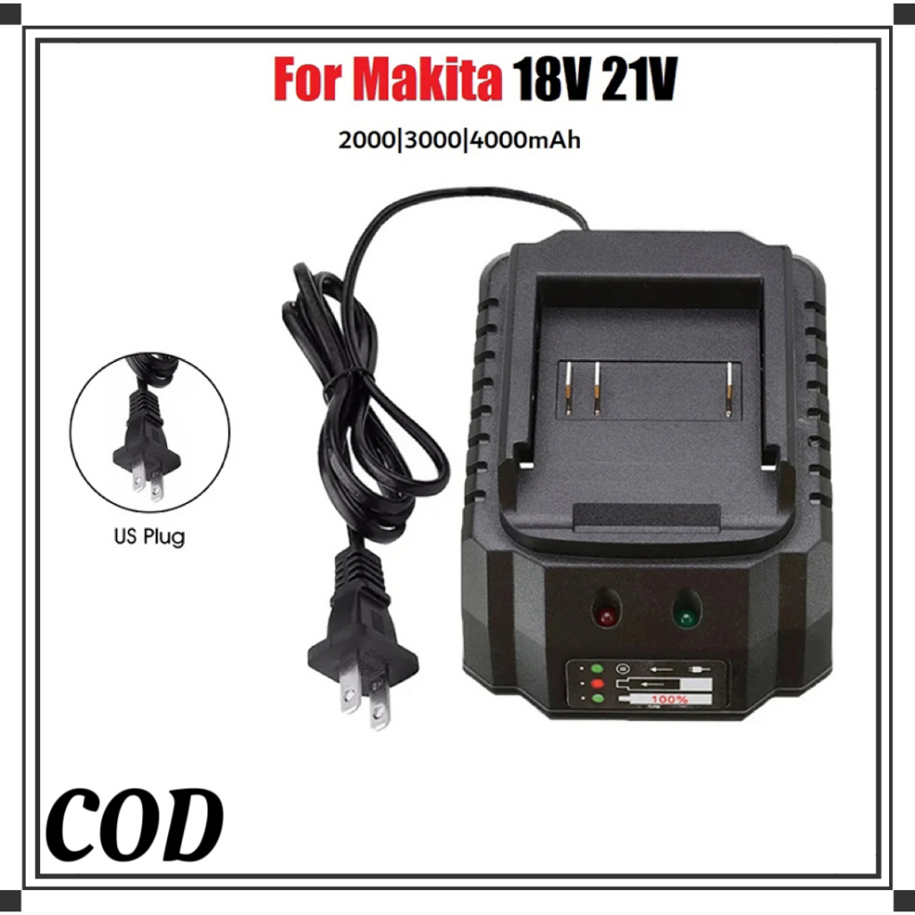 Jual 21v-24v Charger Makita Lithium Bor Fast Charger Adaptor Charger ...