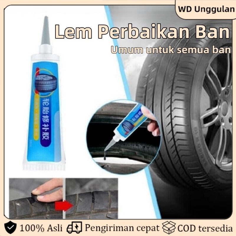 Jual 30Ml Lem Tambal Ban Instan Lem Karet Perbaikan Ban Mobil Motor ...
