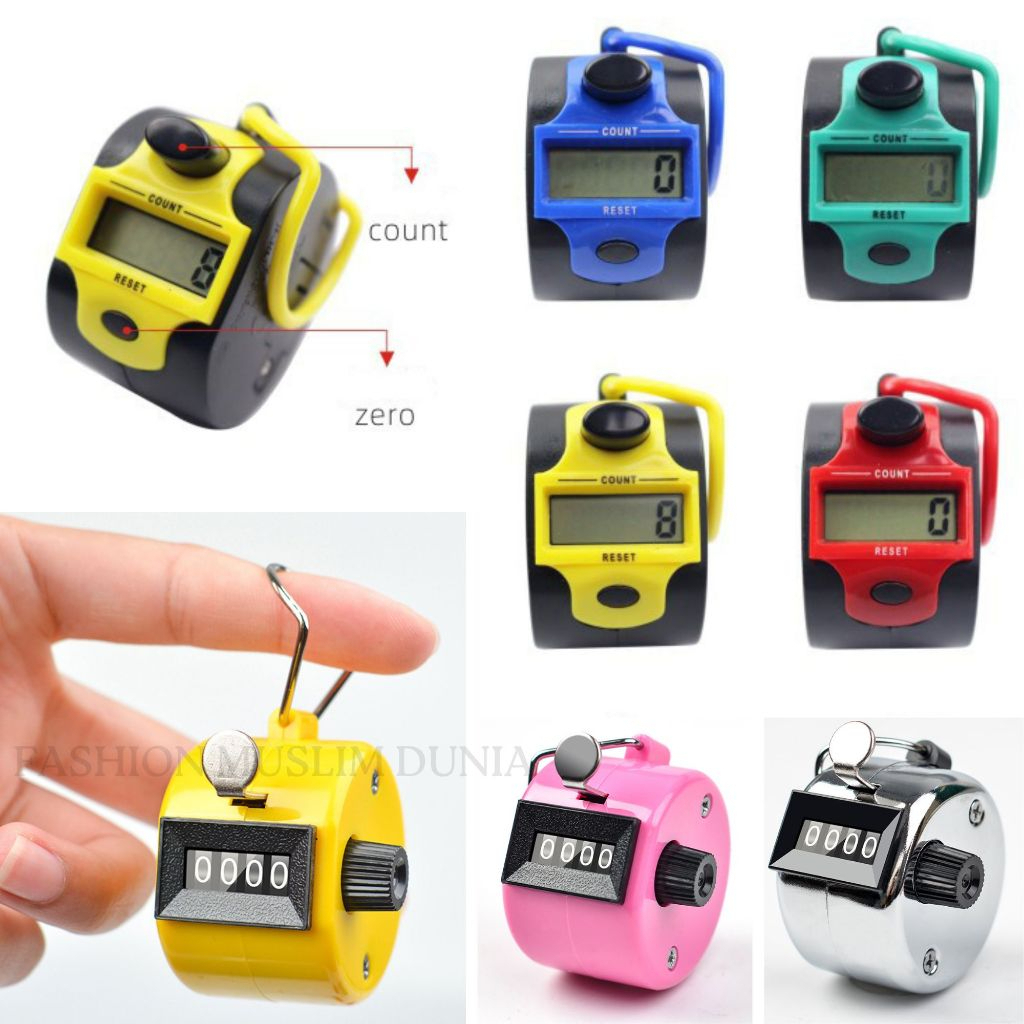 Jual Tasbih Hand Tally Counter Tasbih Zikir Sporty Dua Warna - Harga/pc ...