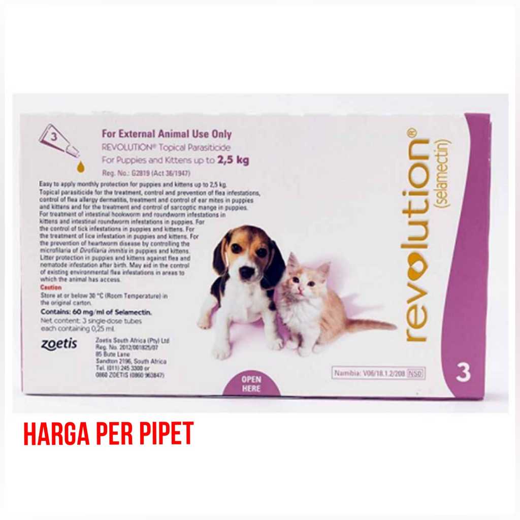 Jual Revolution Flea & Heartworm Spot-on For Dogs-(Rev-Dogs) | Shopee ...