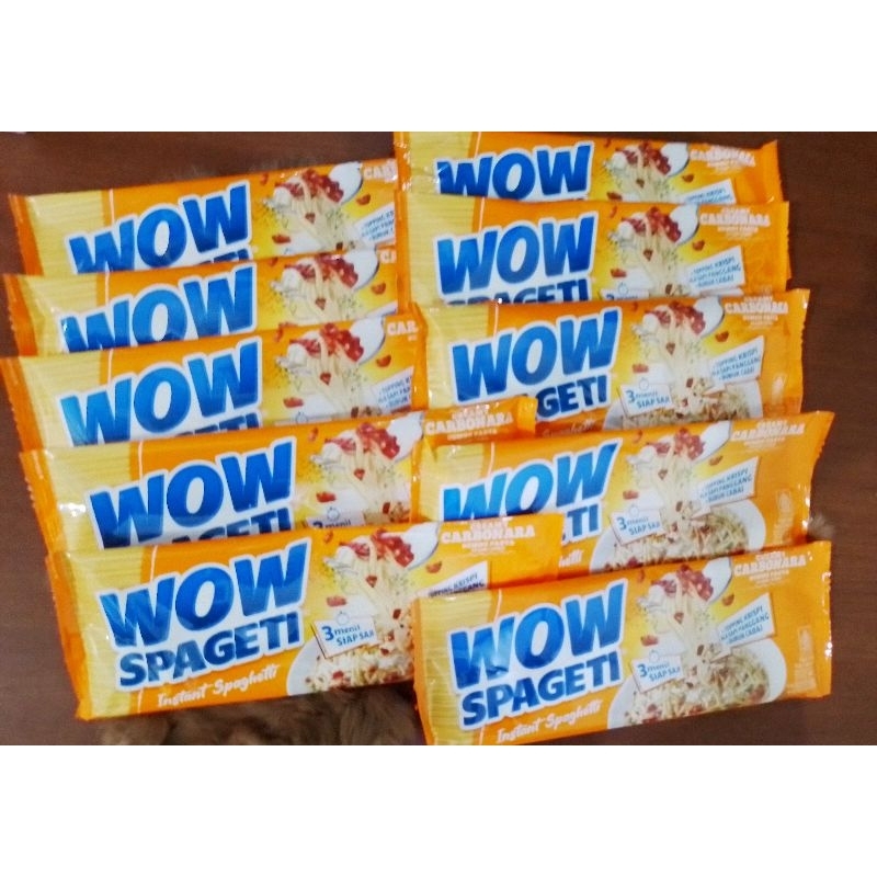 Jual WOW SPAGHETTI INSTAN WOW SPAGHETTI CARBONARA WOW SPAGETI AGLIO ...