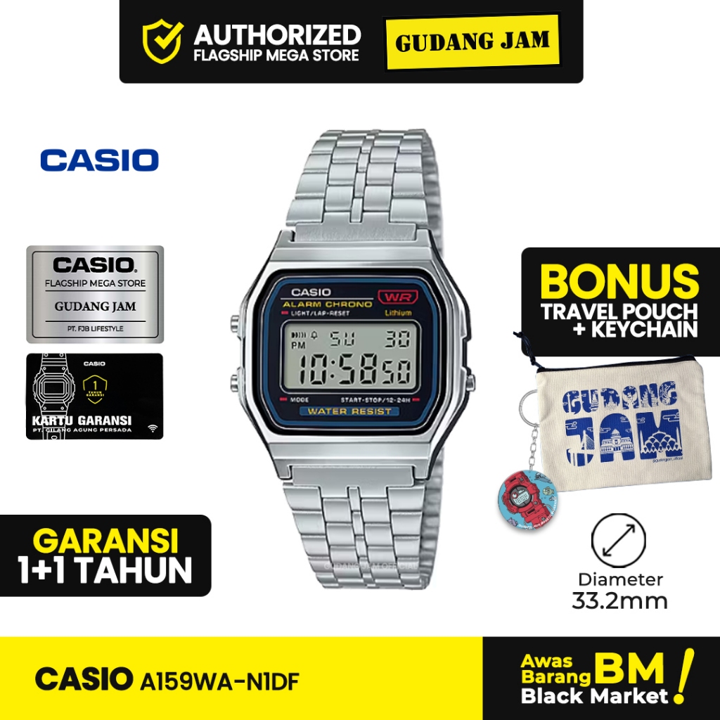 Jual Casio A159WA-N1DF A159WA A159 Casio A159WA Casio 159 A159W | Shopee Indonesia