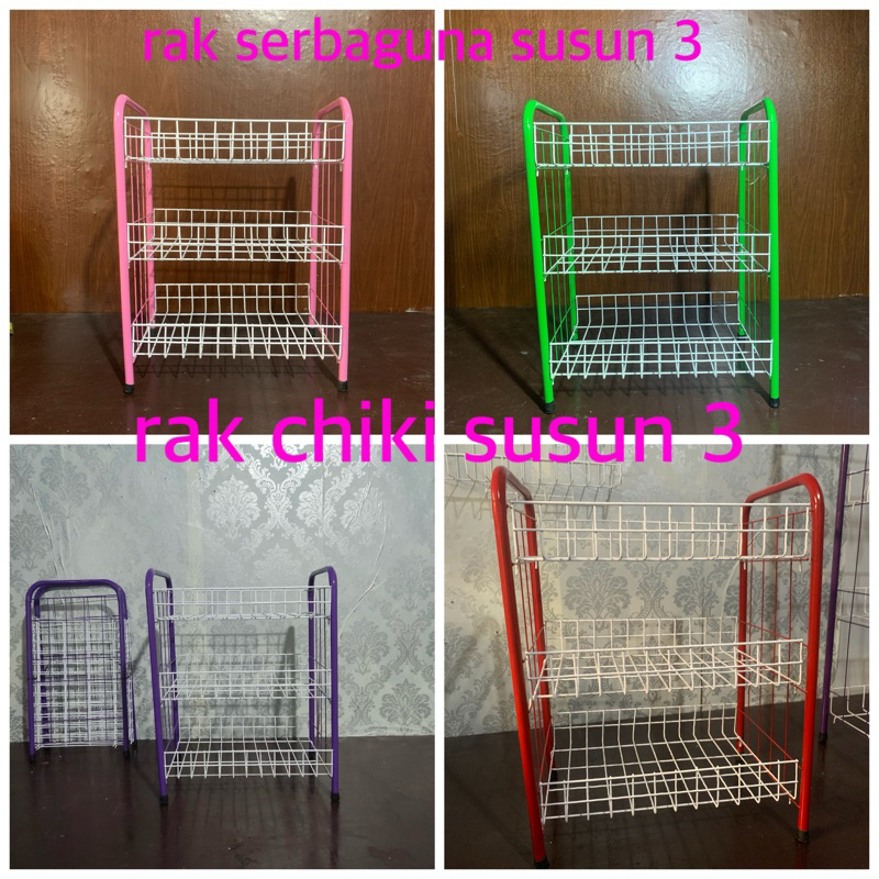 Jual RAK SERBAGUNA/RAK CHIKI SUSUN 03 PRAKTIS MULTIGUNA VARIAN WARNA ...