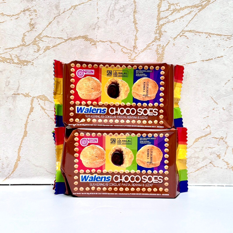 Jual Nissin Walens Choco Soes Kue Sus | Shopee Indonesia