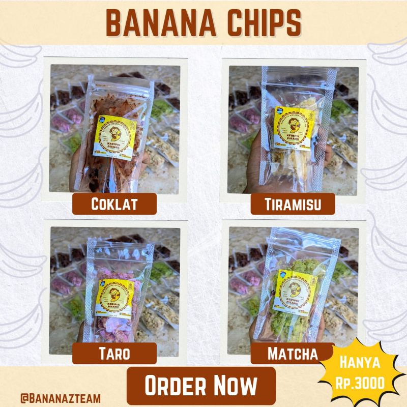 Jual KRIPIK PISANG LUMER | KRIPIK PISANG RASA RASA | BANANAZ STORE ...