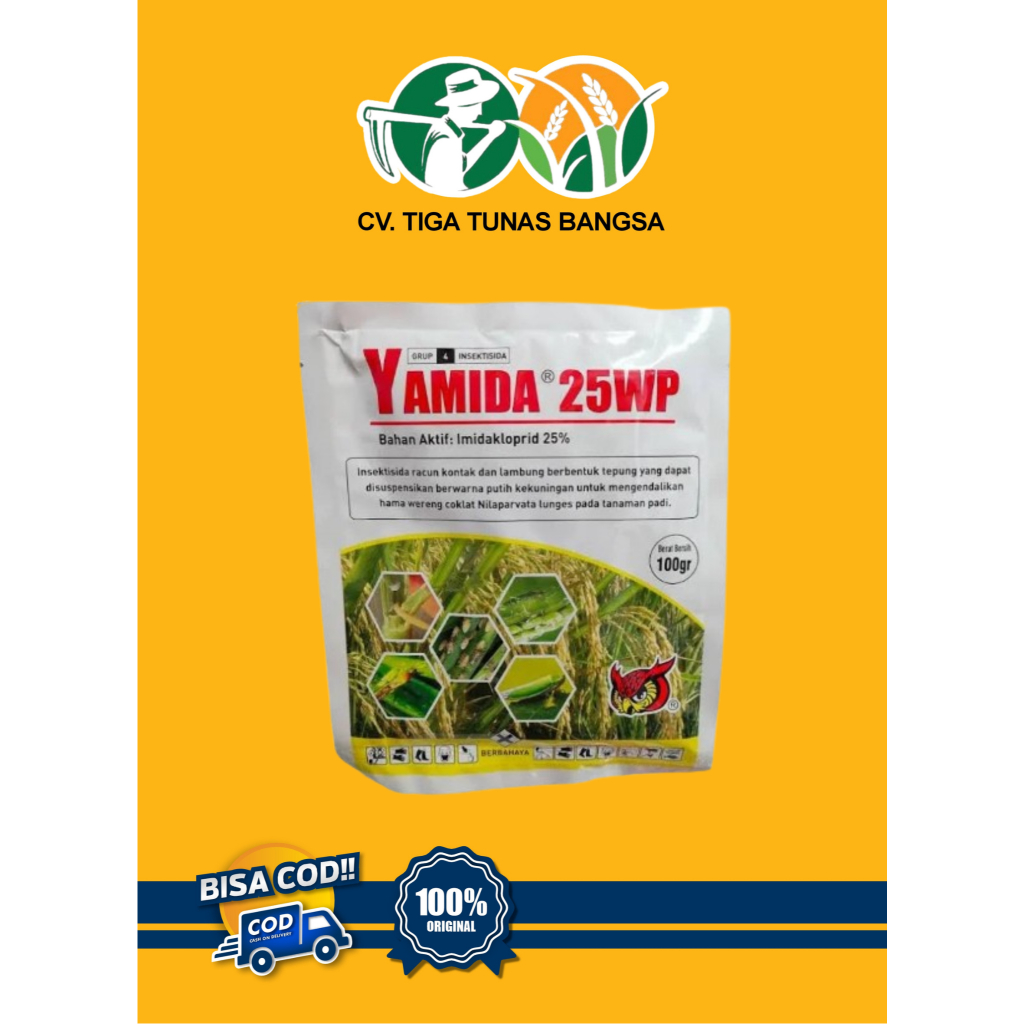 Jual Insektisida YAMIDA 100 Gram Imidakloprid 25% Insektisida Kontak ...