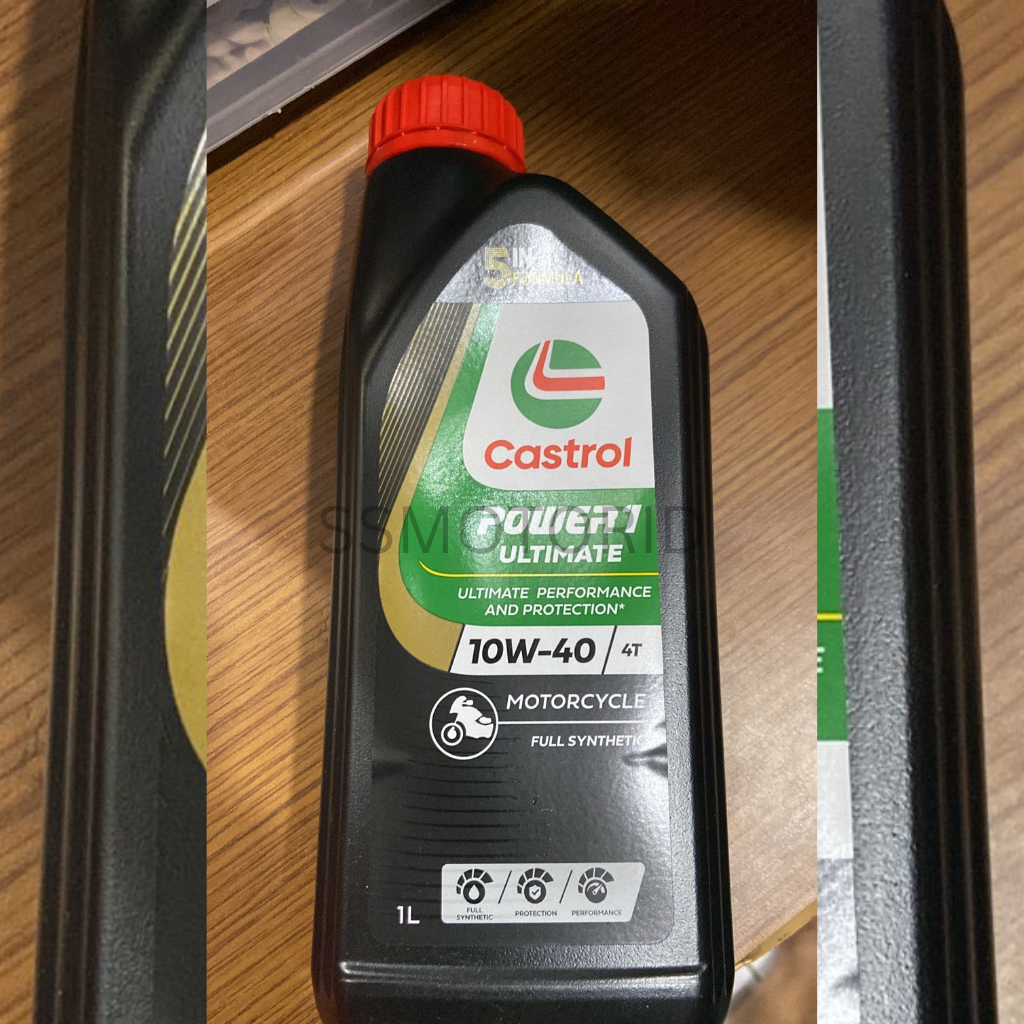 Jual Castrol Power1 Power 1 Ultimate Motorcycle Full Synthetic Oil 10W ...