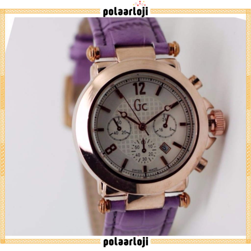 Jual PA Jam Tangan GC Collection Chrono Kulit UNGU READY 8 WARNA RG ...