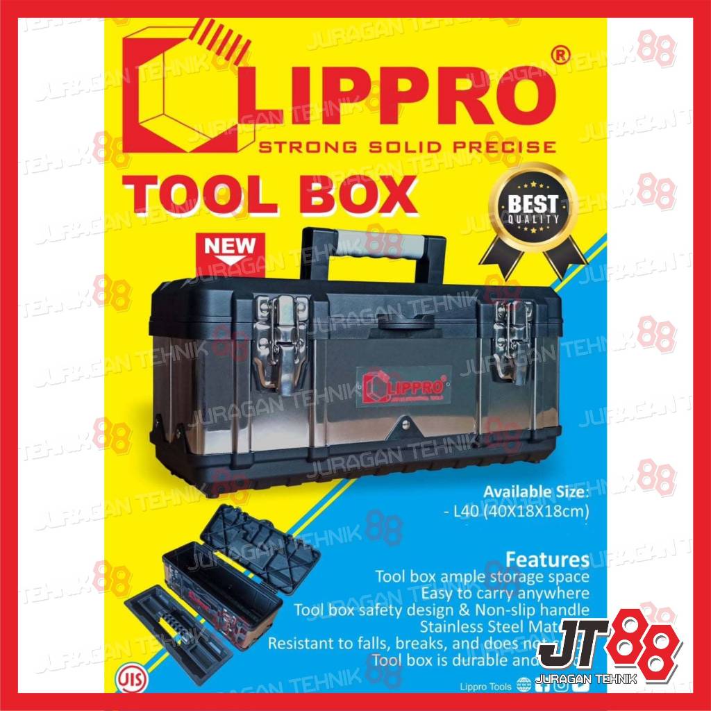 Jual LIPPRO L48 Tool Box Besi Stainless Steel Kotak Perkakas Besar ...