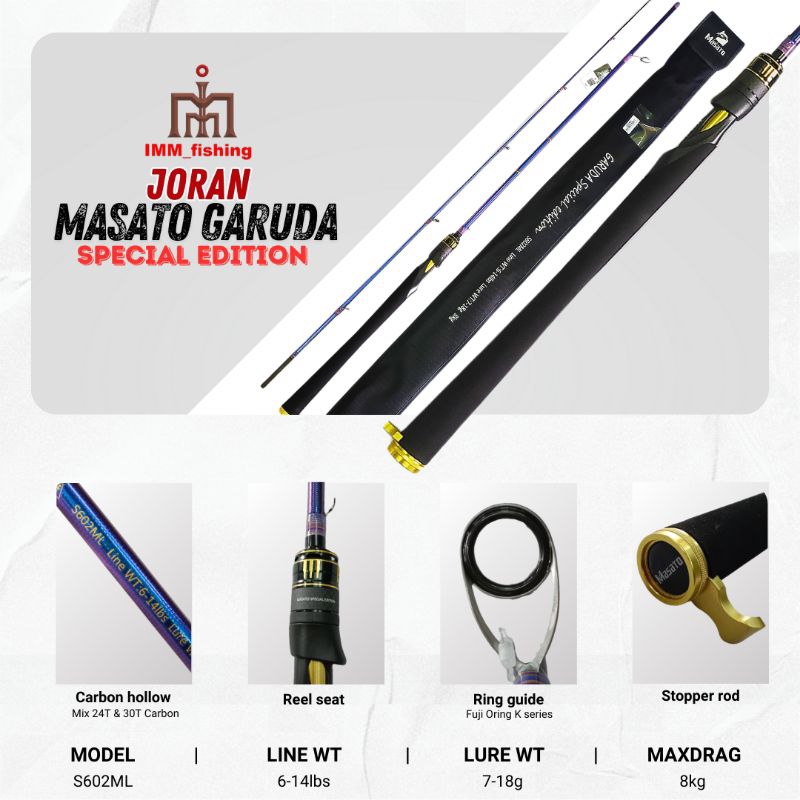 Jual JORAN MASATO GARUDA SPECIAL EDITION | Tongkat Pancing | Fishing ...