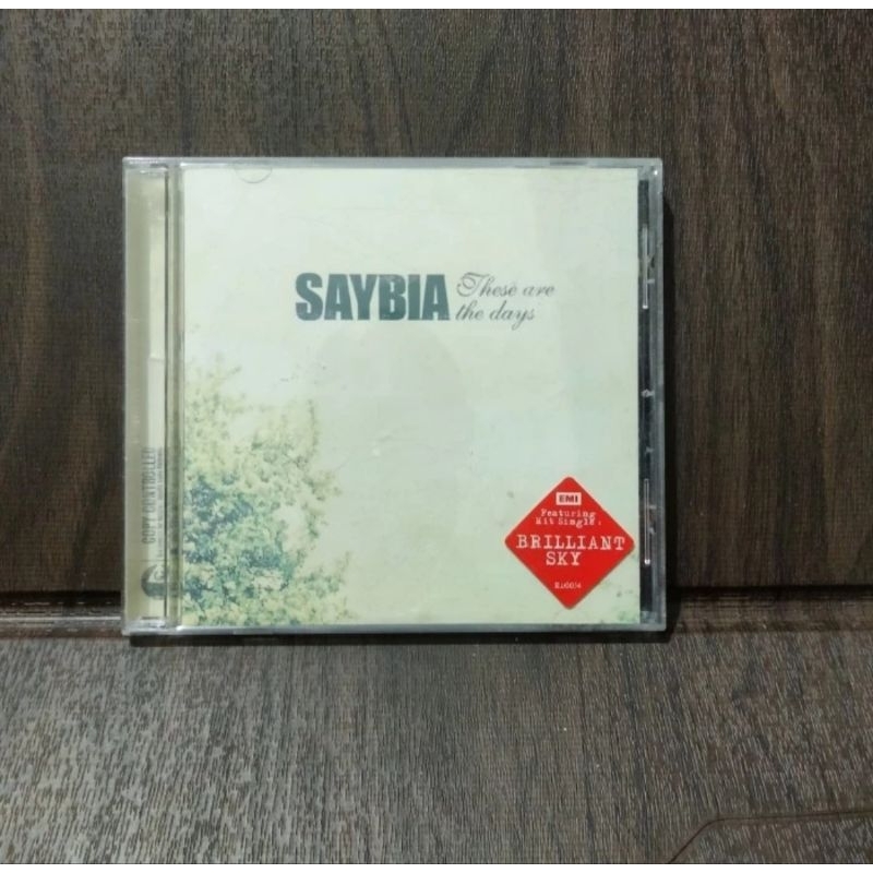 Jual CD 1707 SAYBIA THESE ARE THE DAYS | Shopee Indonesia