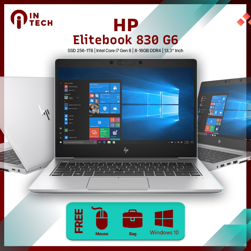 Jual Laptop HP Elitebook 830 G6 Core i7 Gen 6 Ram 8GB SSD 256GB ...