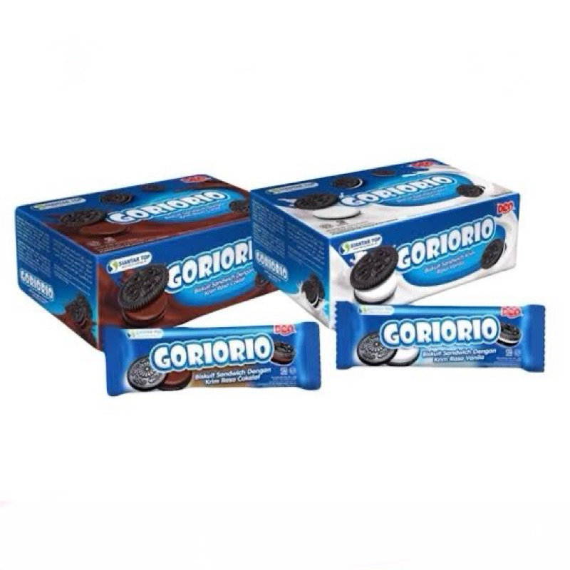 Jual GORIORIO Biscuit Sandwich Isi 10 Pcs/Box | Shopee Indonesia