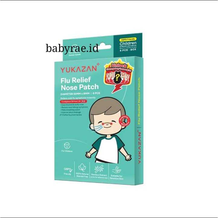 Jual YUKAZAN CHILDREN COUGH RELIEF MEDICAL PATCH ISI 6 | YUKAZAN ...