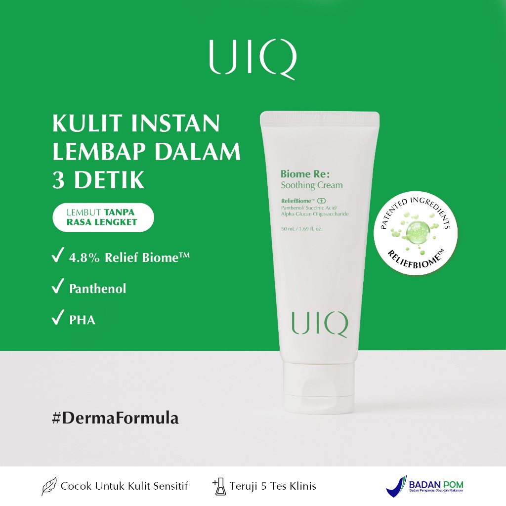 Jual UIQ Biome Re: Soothing Cream Size 50 ml | Shopee Indonesia