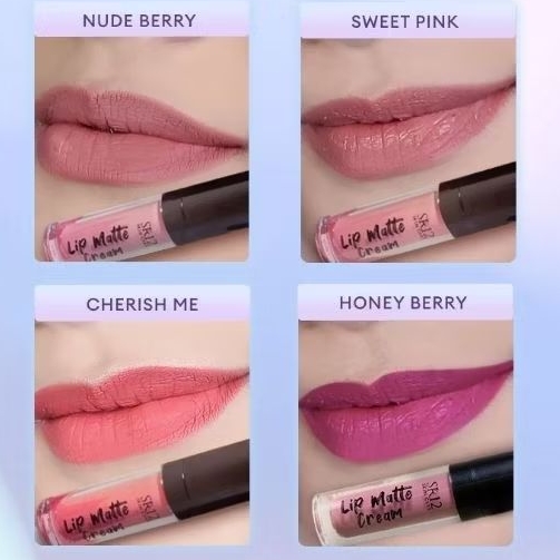 Jual Lip Matte Cream SR12 2gr - Lip Cream - Lip Matte - Nude Berry ...