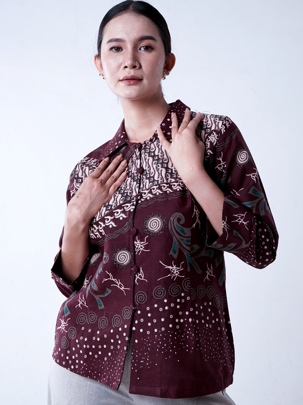 Jual MARGARIA BATIK - Atasan Batik Wanita - Nirwana Series - Blus Nada ...