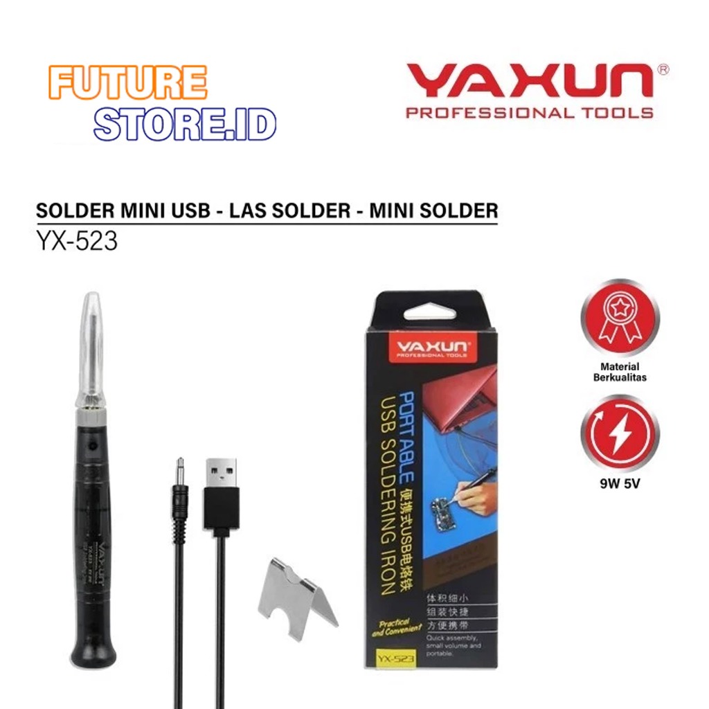 Jual Solder mini USB YAXUN YX523 /Pemanas patri/Las solder/Soldering USB Solder USB Yaxun YX523 ...