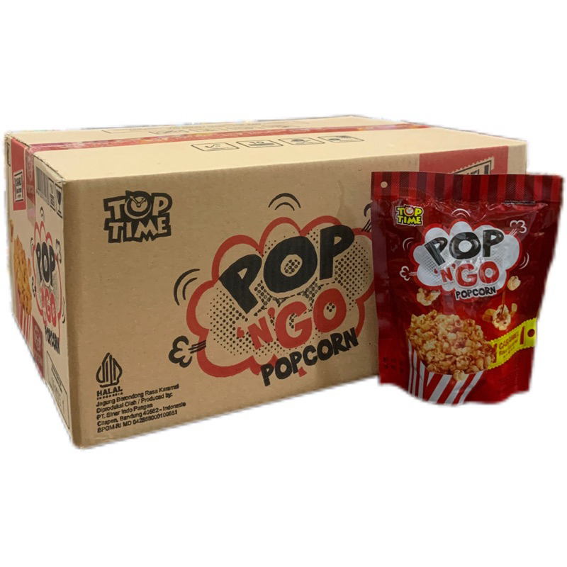 Jual POPCORN POP N GO 20 g / DUS ISI 30 PCS | Shopee Indonesia