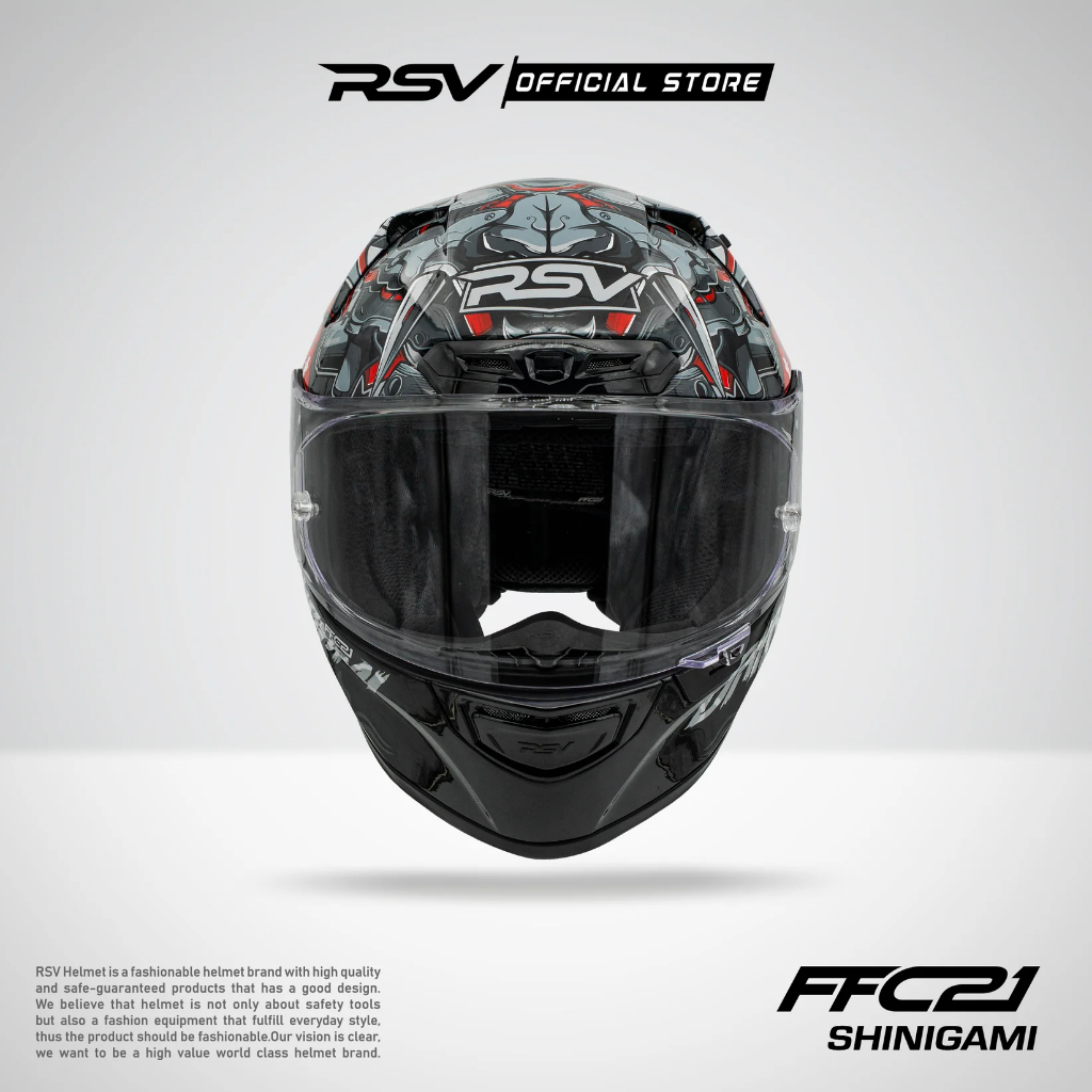 Jual Helm RSV FFC21 Fiber Composite Motif Shinigami | Shopee Indonesia