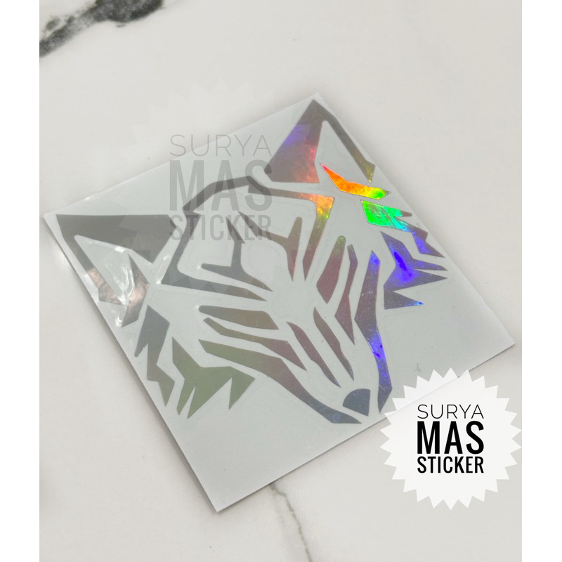 Jual stiker wolf serigala hologram motor | Shopee Indonesia